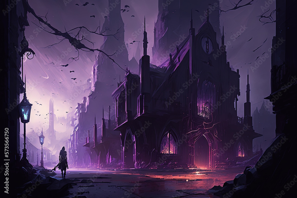 Medieval City Concept Art