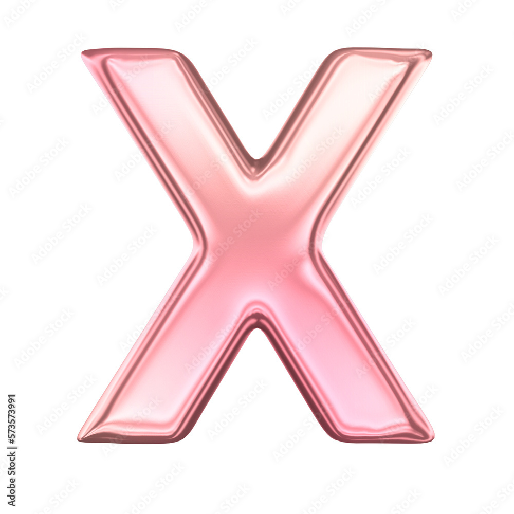 Number alphabet font For Letter 3d render Stock Illustration | Adobe Stock