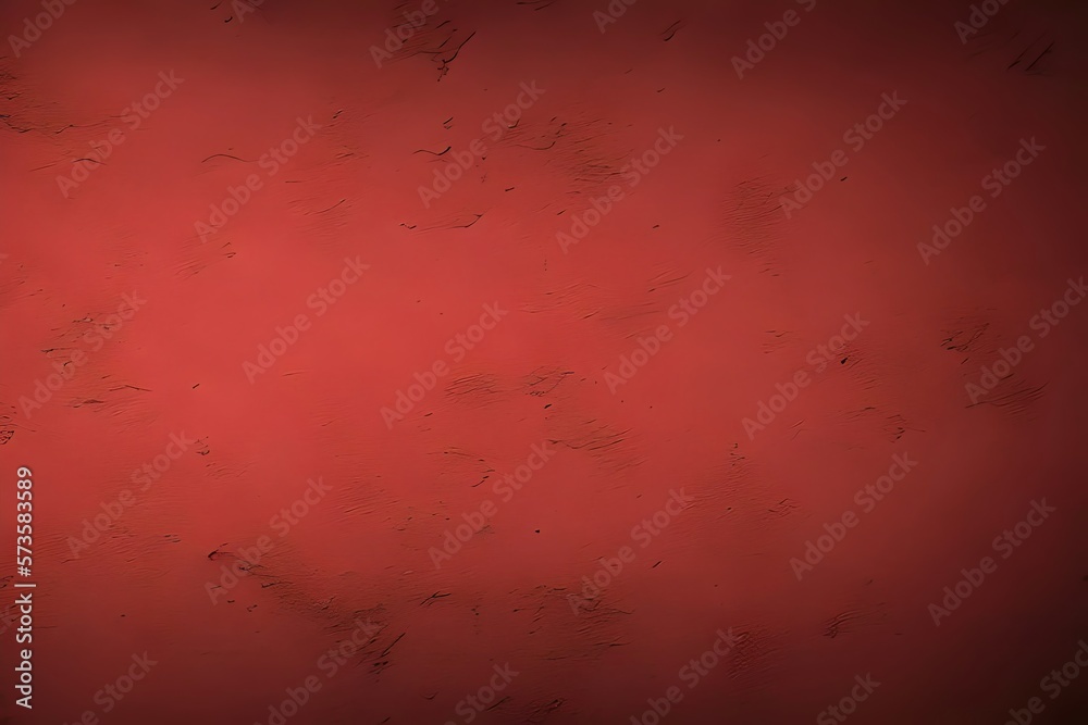Backgrounds With A Spooky Red Wall. A Dark Grunge Textured Red Concrete ...