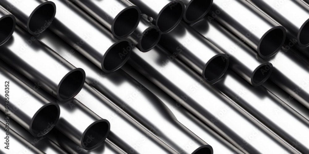 metal pipes seamless texture, pattern background (created with ...