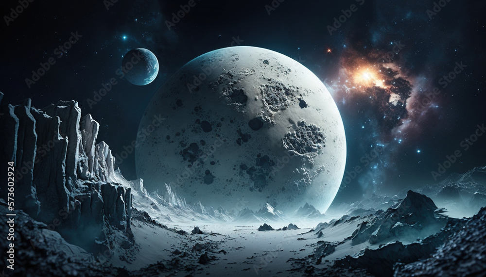 Planet and Space Wallpaper, 4k Landscape, Beautiful Scenery Stock ...