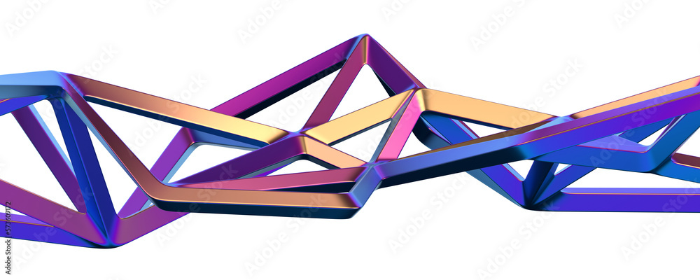 Abstract structure, 3d render Stock Illustration | Adobe Stock