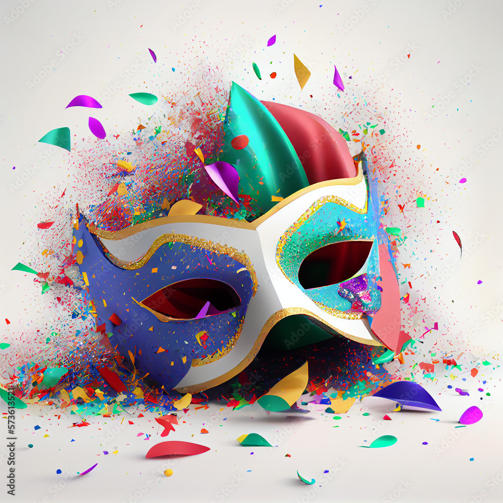 A 3D carnival mask is a perfect combination of tradition and innovation ...