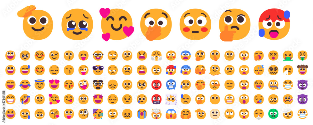 Emoji Complete List / Vector Editable file vector de Stock | Adobe Stock