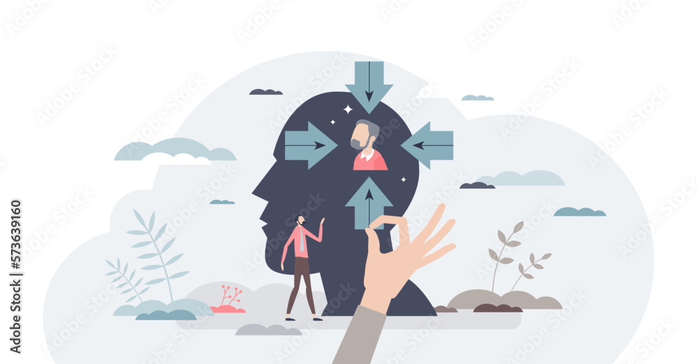 Poster Implicit bias social stereotype or prejudice reflection tiny ...