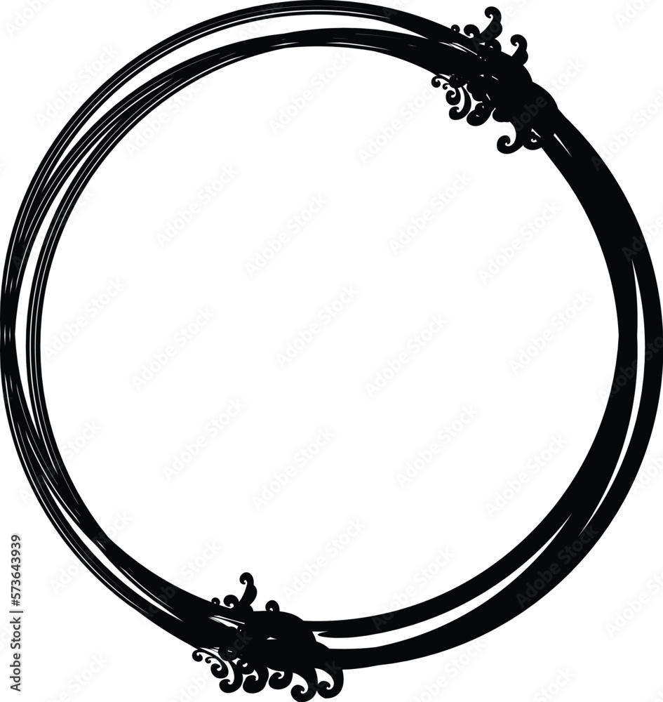 Scribble Circle Frame jpg image with svg eps png zip file svg vector ... Scribble Circle Frame jpg image with svg eps png zip file svg vector ...