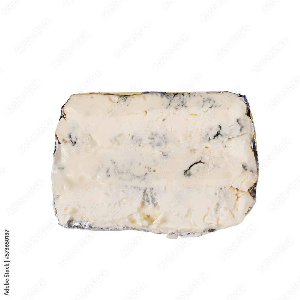 Gorgonzola and mascarpone cheese. Isolated on transparent background ...