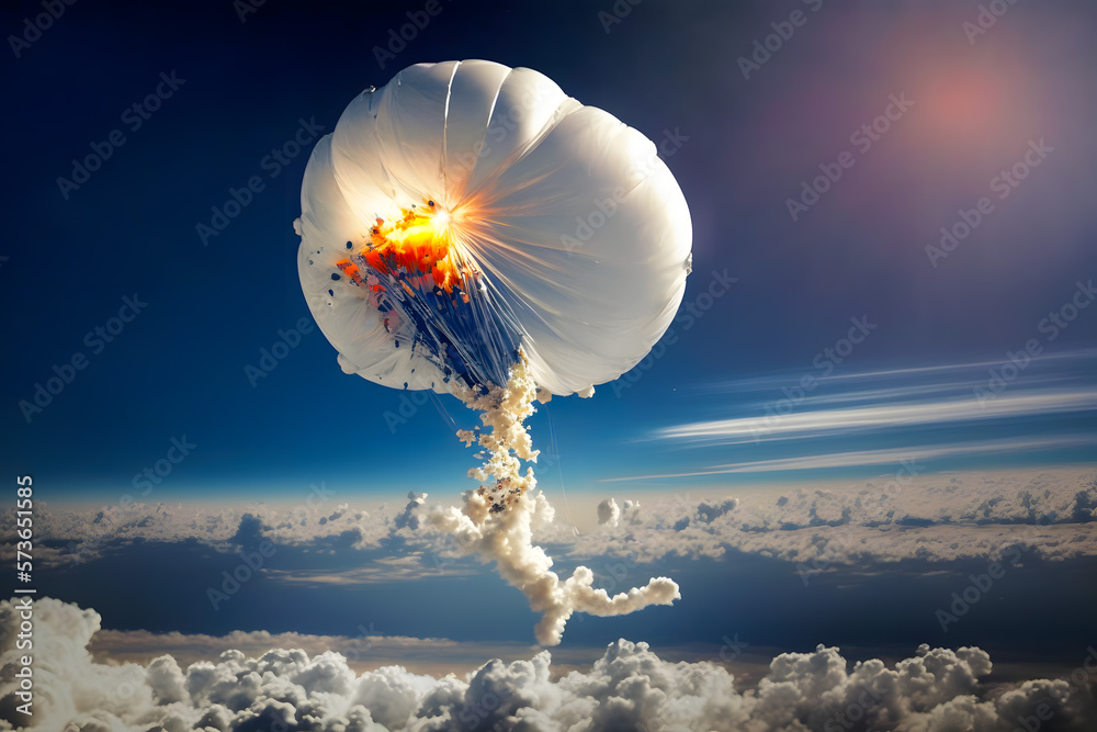 Weather balloon shot down by air defense missile for violating the ...