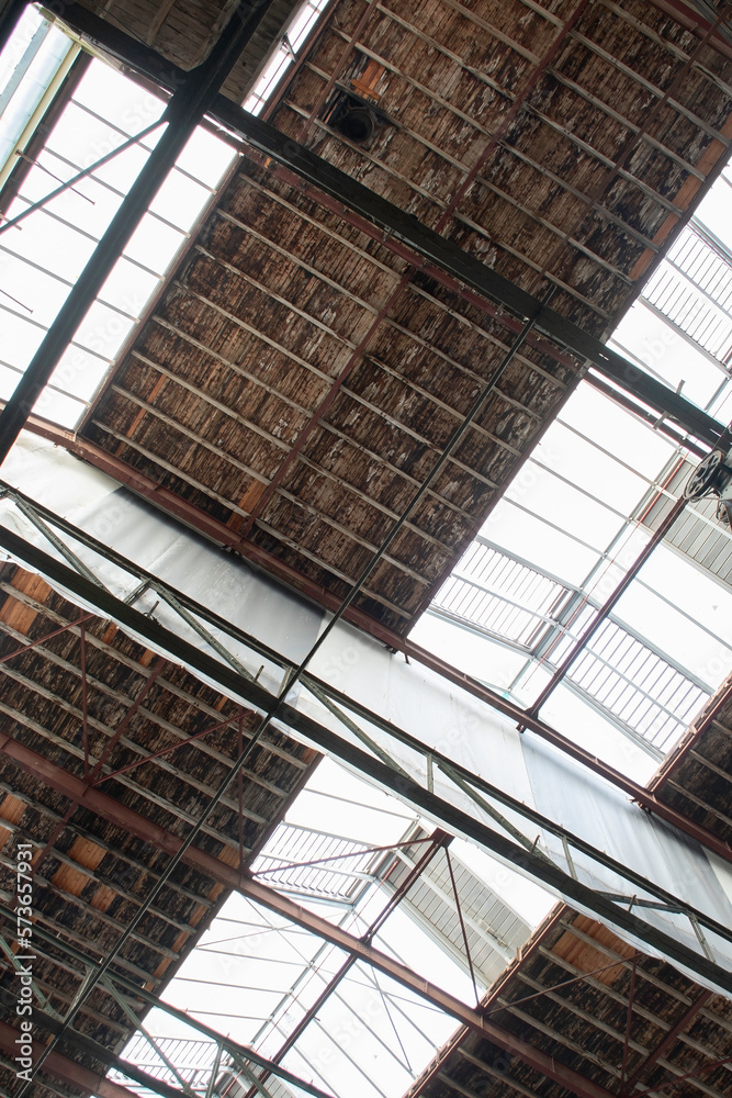 High ceiling off industrial location in Amsterdam, the Netherlands ...