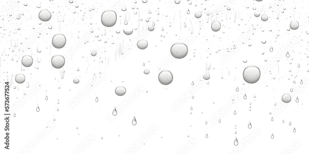 Drops of Water, Wet Rain Splash - Isolated Transparent Background Stock ...