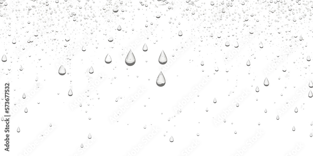 Drops of Water, Wet Rain Splash - Isolated Transparent Background Stock ...