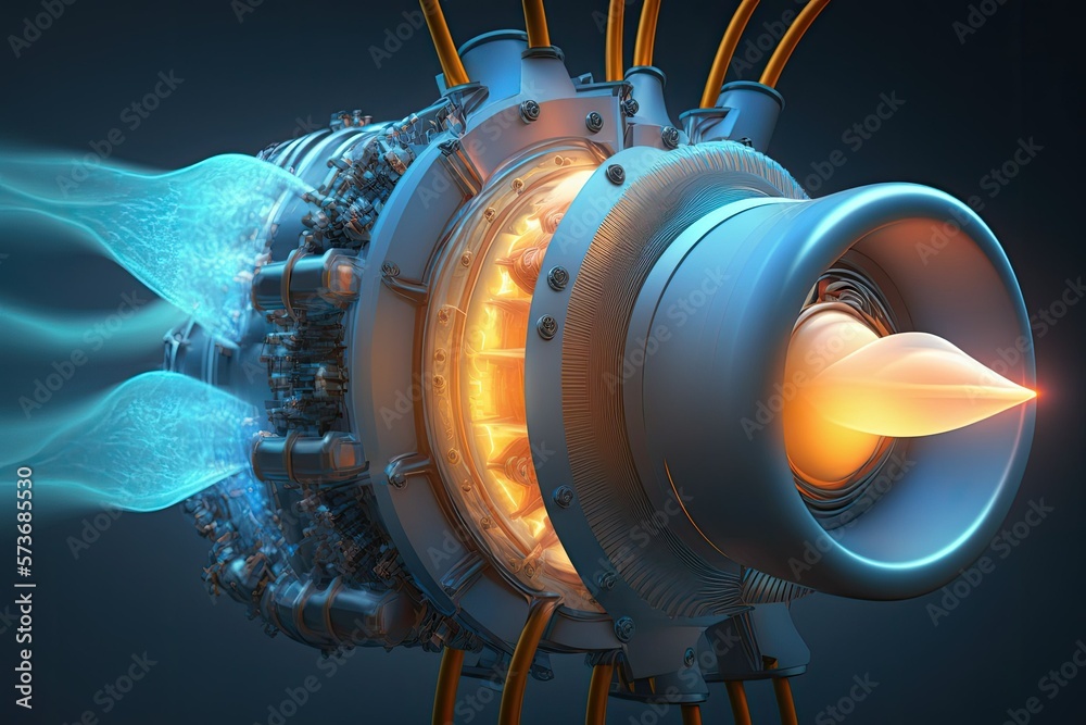 Spacecraft propulsion system, in finer detail. An up close look at a ...