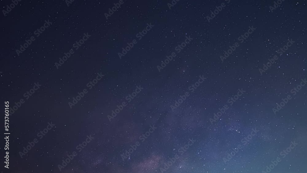 Time lapse Milky way galaxy stars, Night to day Timelapse seen in Phangnga Thailand, Beautiful ...