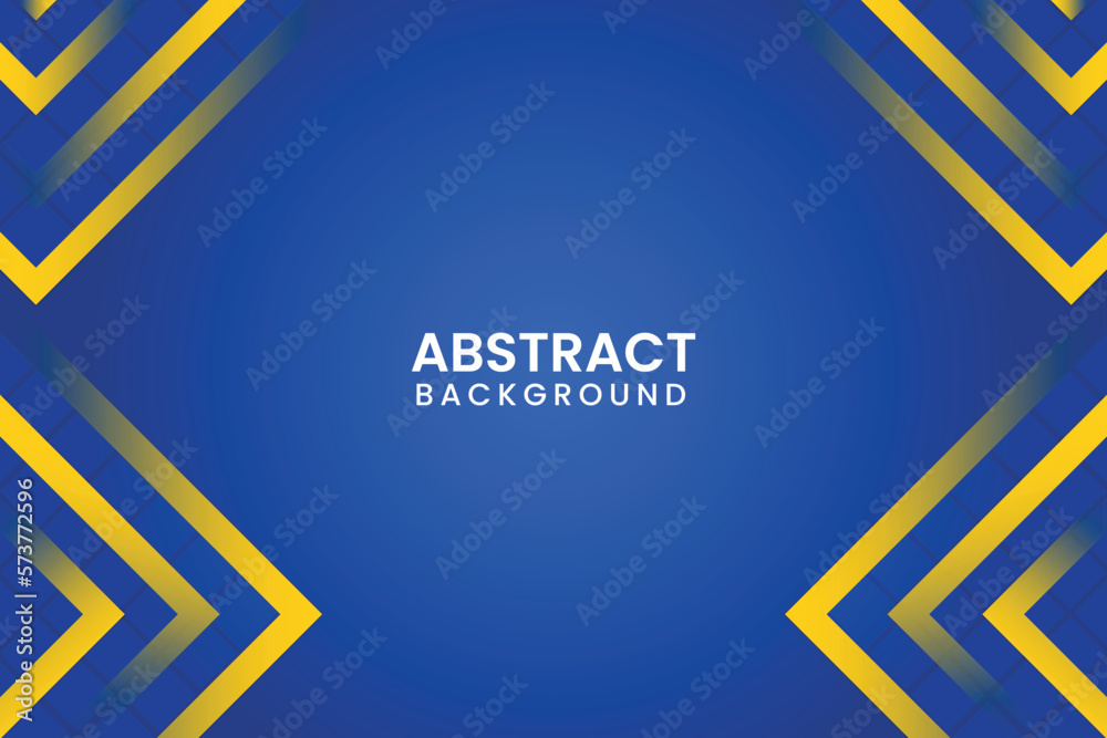 Elegant modern abstract yellow lines and blue background Design Stock ...
