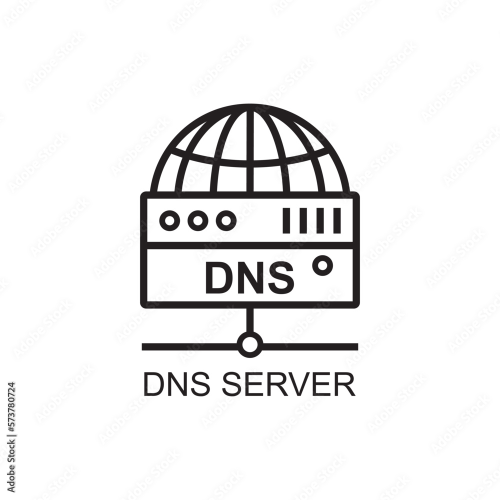 dns server icon , network icon Stock Vector | Adobe Stock dns server icon , network icon Stock Vector | Adobe Stock