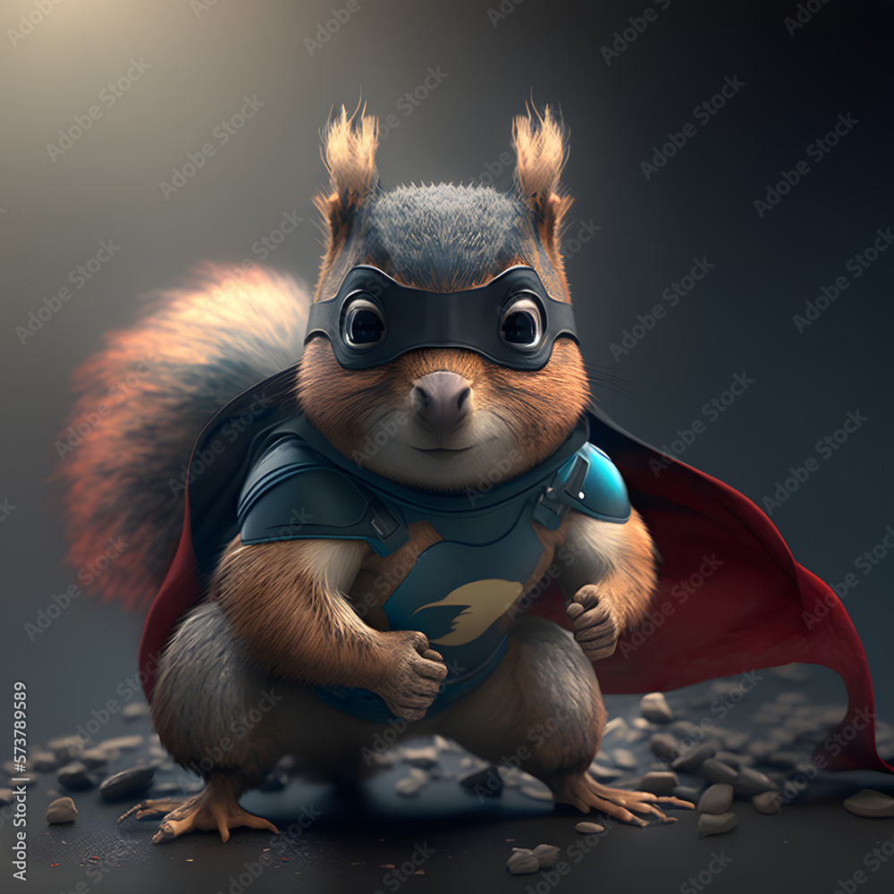 Squirrel Face Mask