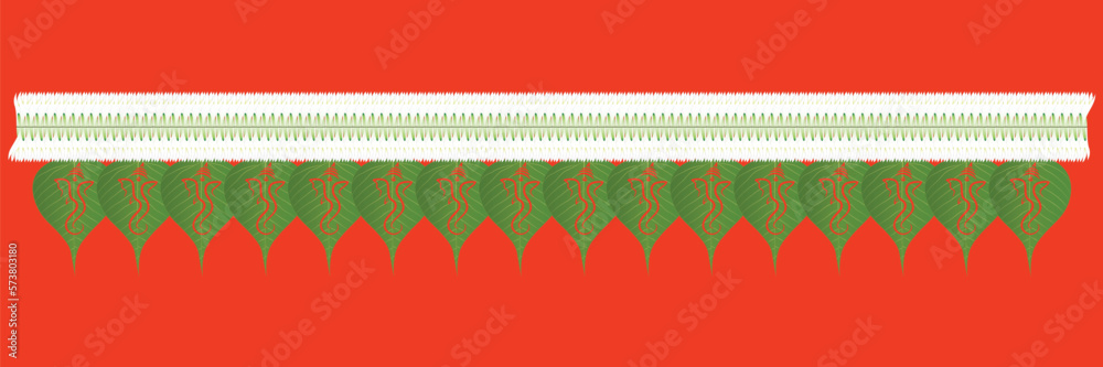 Traditional Indian floral garland with Mexican Tuberose (sampangi ...