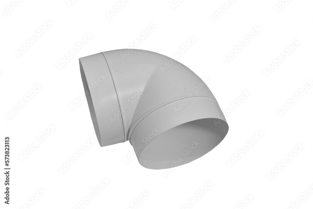 white pipe fitting,Isolated white PVC fittings on white background,pipe ...