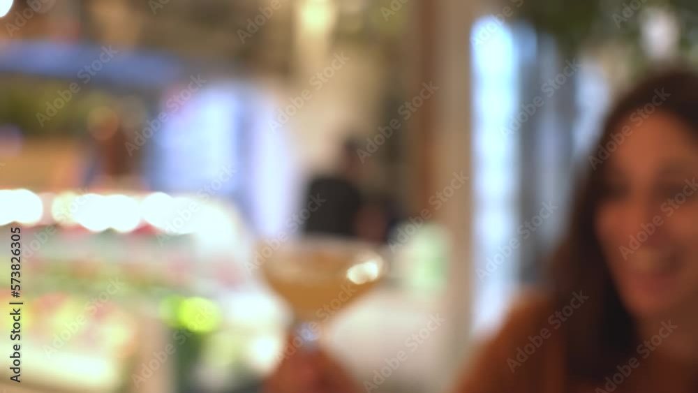 Toast toasts of friends drinking alcohol in terraza in sumer party ...