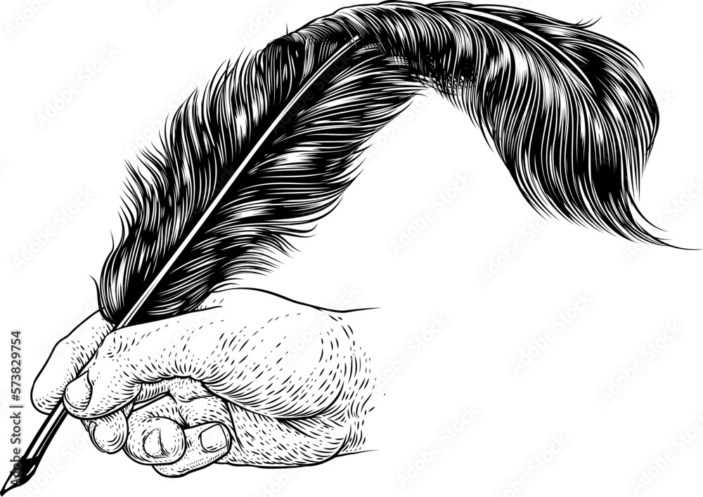 Antique Pen Illustration