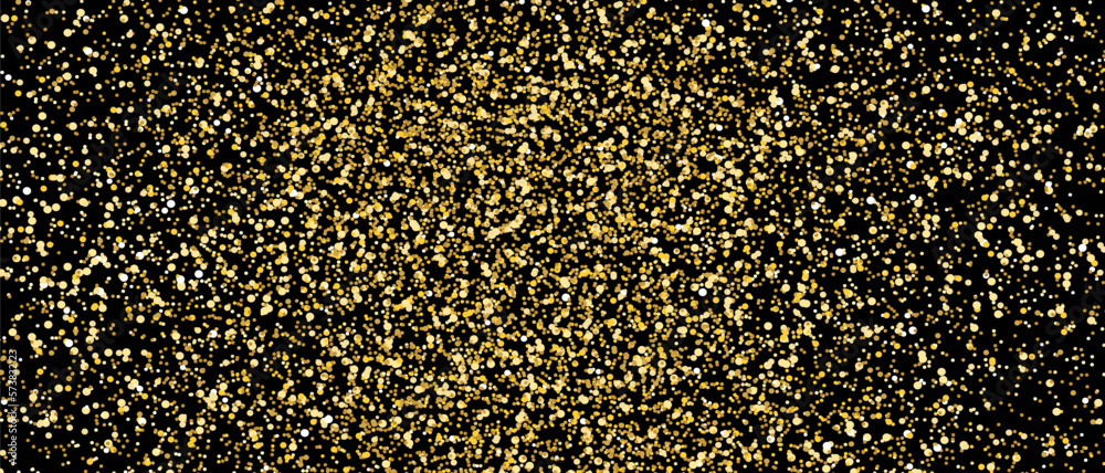 Gold glitter background, vector. Golden glitter background for greeting ...