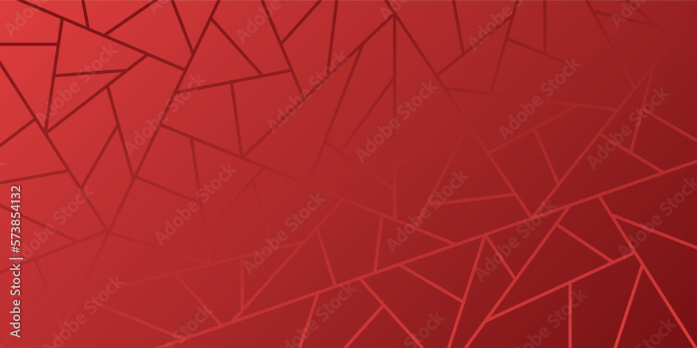 vector illustration of abstract background with red lines and geometric ...