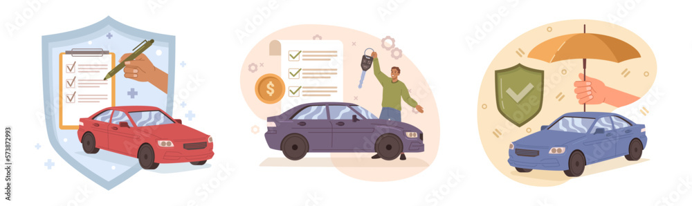 Insurance policy for vehicle, security and safety for property ...