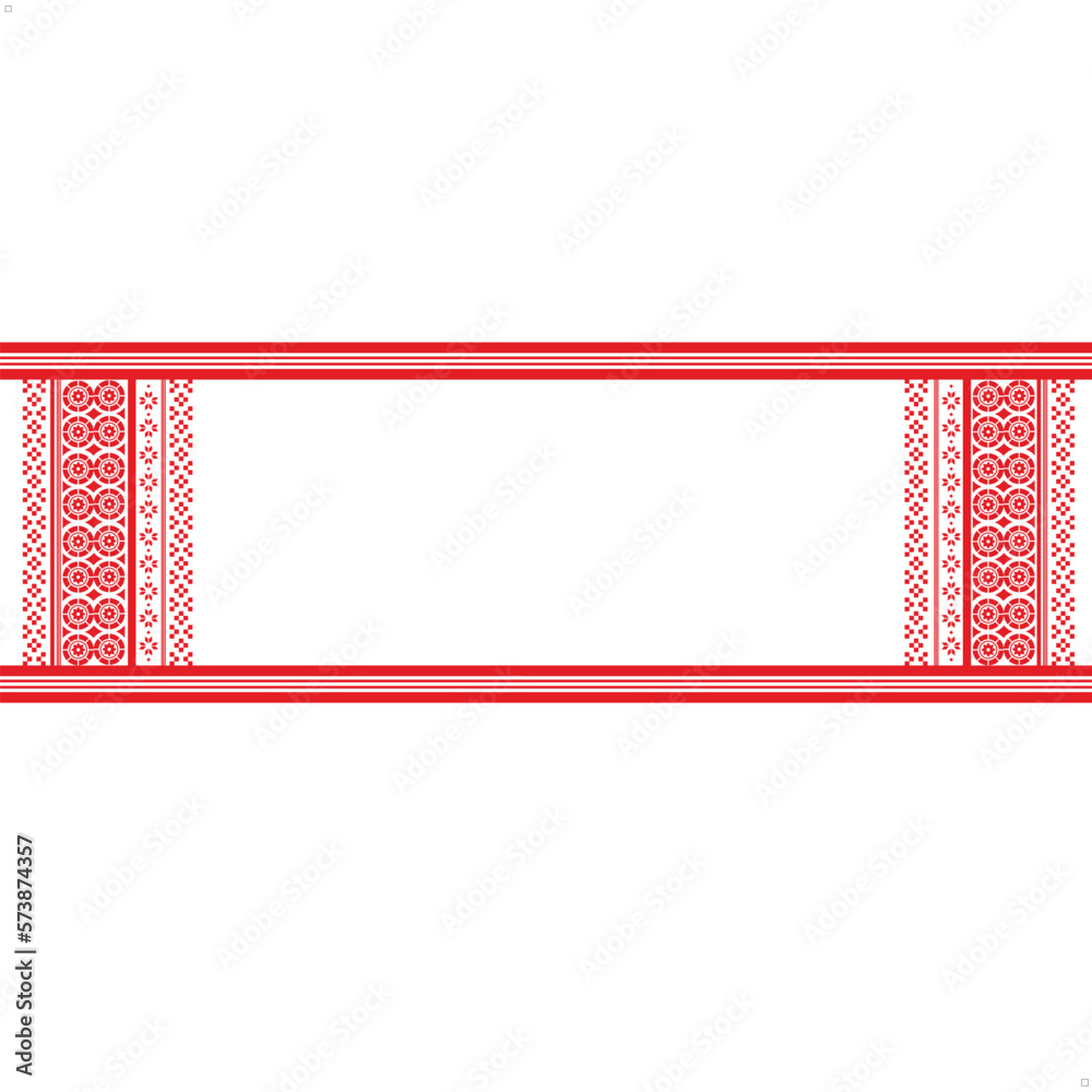 gamosa or gamusa from assam.gamosa textile pattern. gamosa or gamusa is ...