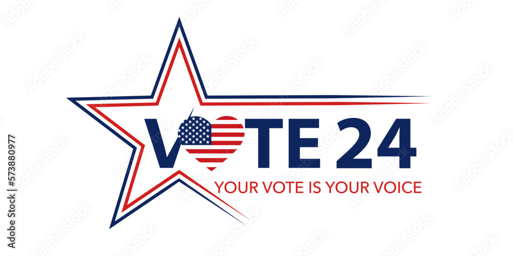 Election 2024 Stock Vector | Adobe Stock