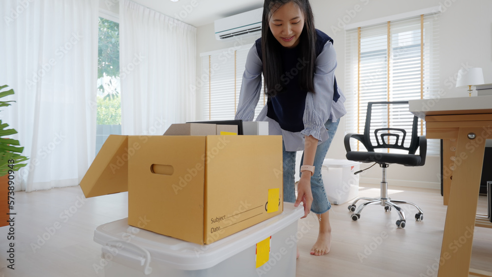 Future of workforce remote work fully permanent. Asia people happy ...