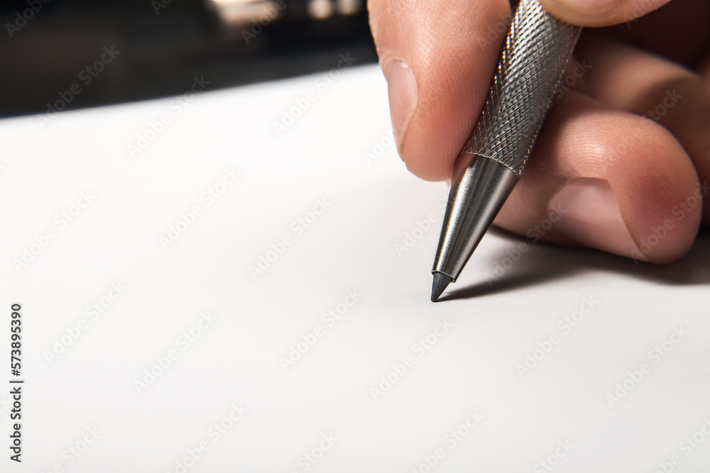 Blank paper template for sketching, hand-drawn projects, mockup ...