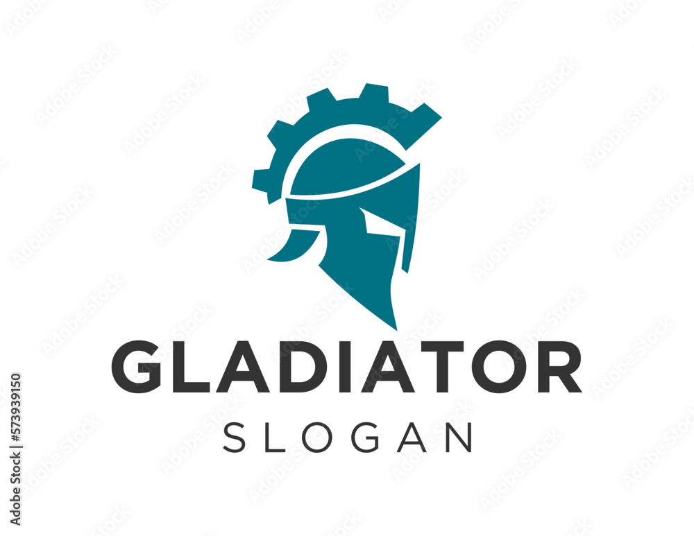 Logo design about Gladiator on a white background. created using the ...