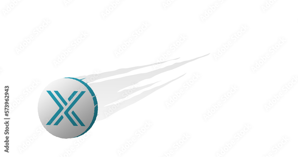 February 21 2023 Illustration of the crypto crash of the asset token ...