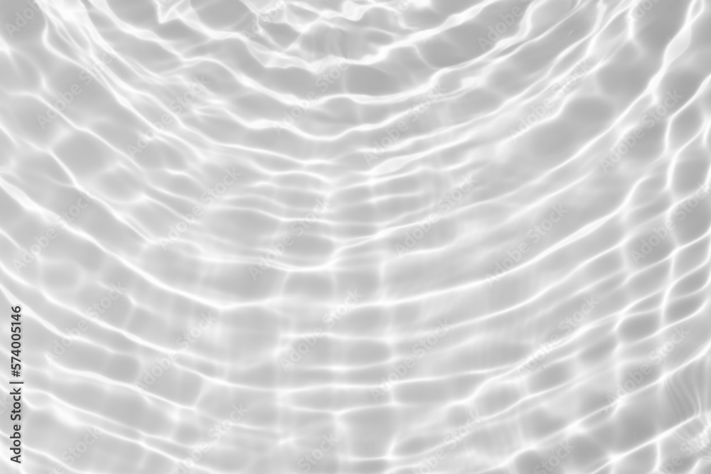 Abstract white transparent water shadow surface texture natural ripple ...