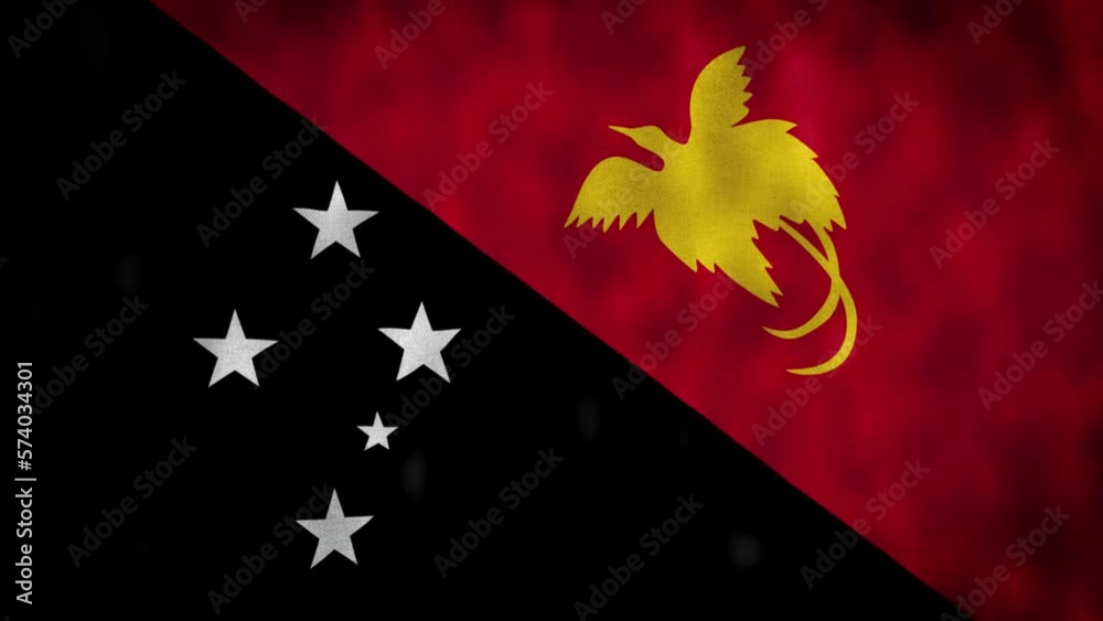 Vídeo do Stock: Papua New Guinea Waving Flag, Papua New Guinea Flag ... Vídeo do Stock: Papua New Guinea Waving Flag, Papua New Guinea Flag ...