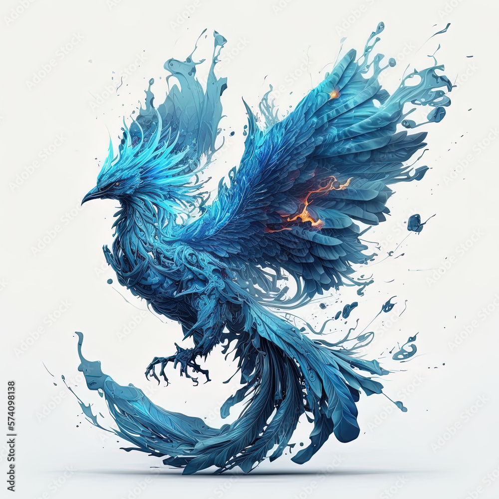 Blue Phoenix Tattoos