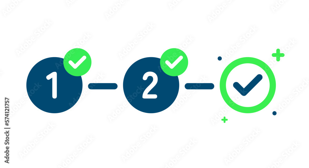 easy step to use concept illustration flat design vector eps10. modern ...