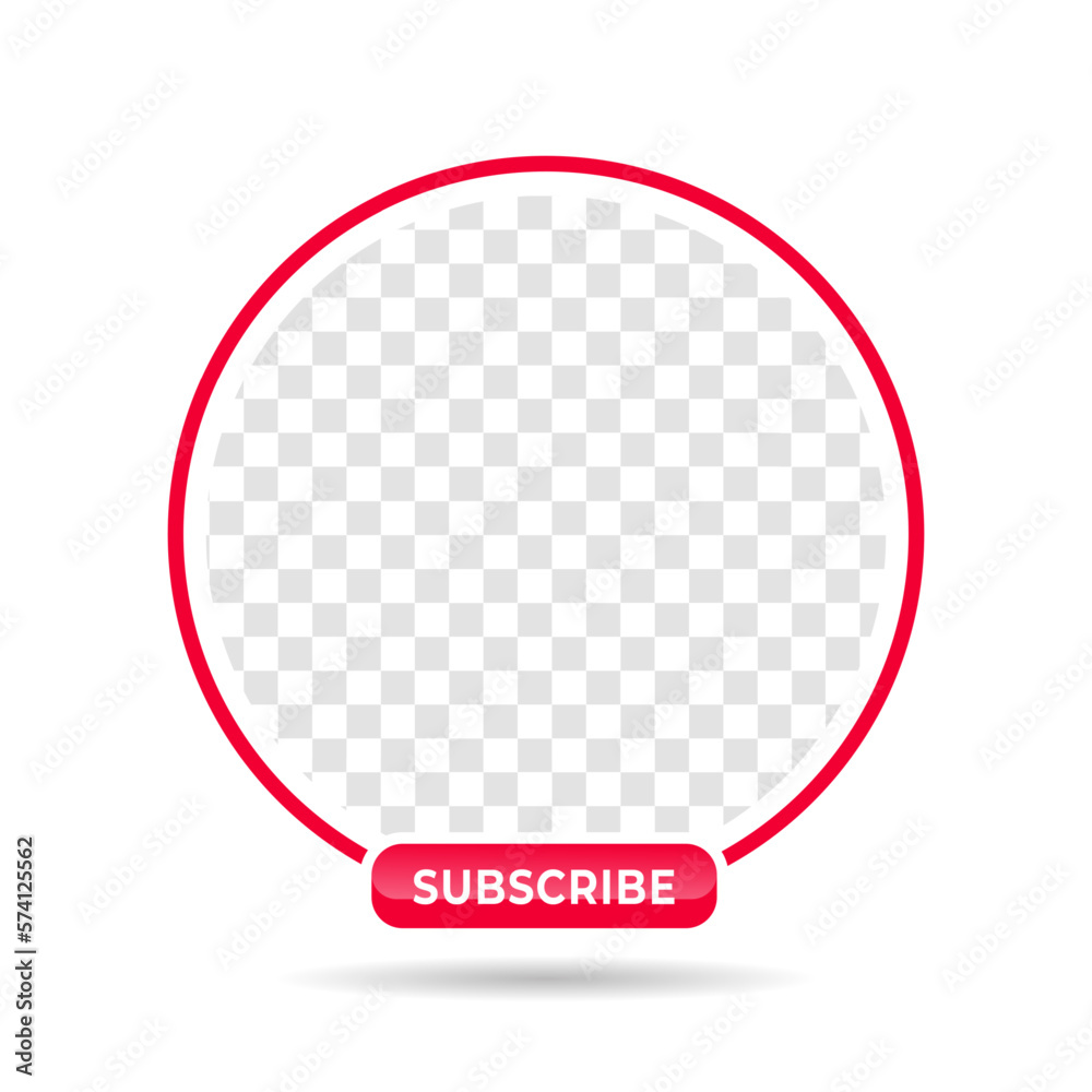 Youtube streaming icon on white background. you can put Your Photo ...