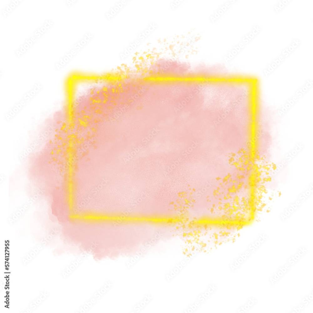 Pink watercolor abstract background brush paint texture design acrylic ...