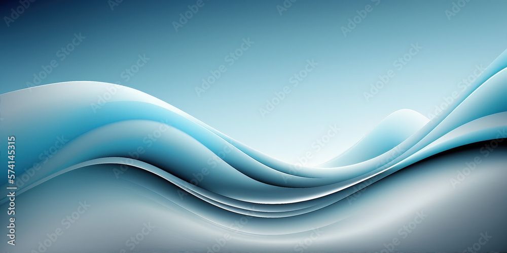Abstract Blue Wave Background Wallpaper Stock Illustration | Adobe Stock