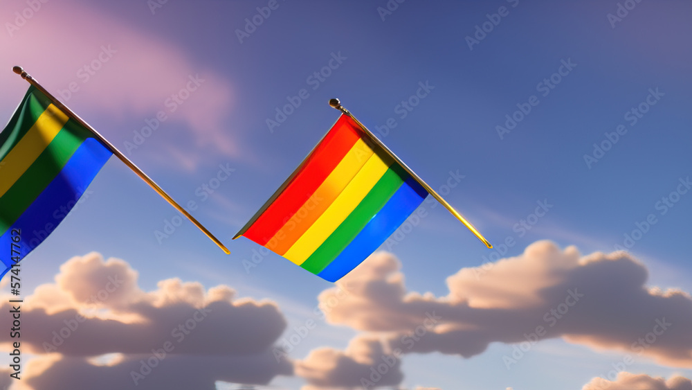 Pride Flag, Elegant and Striking Design of Pride and Visibility ...