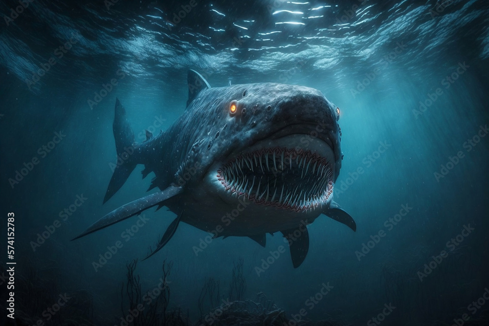 Variations of Sea Monster Generated by AI Stock Illustration | Adobe Stock