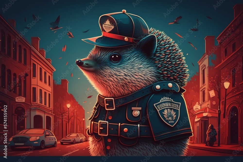 Meet Officer Sonic: The Hedgehog Patrolling City Streets in Police ...
