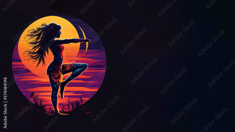 Yoga meditation background banner, yoga practice backgrounds ...