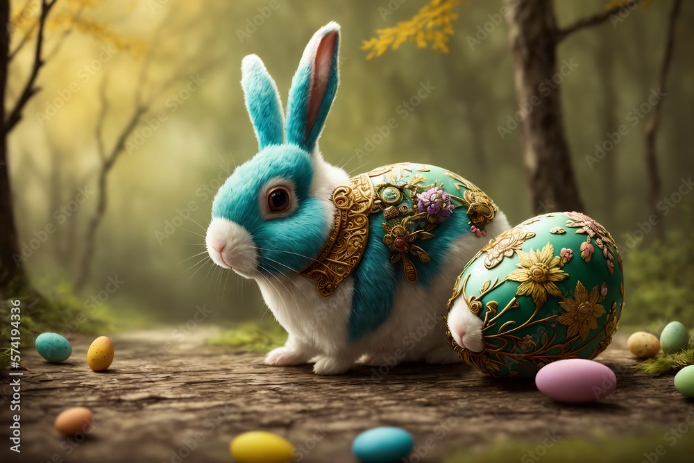 Tiny cute creature that look like strange-looking Easter bunny if it ...