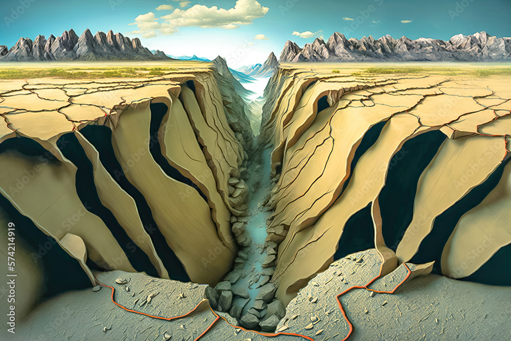 Breaks in Earth's surface known as tectonic faults are places where the ...