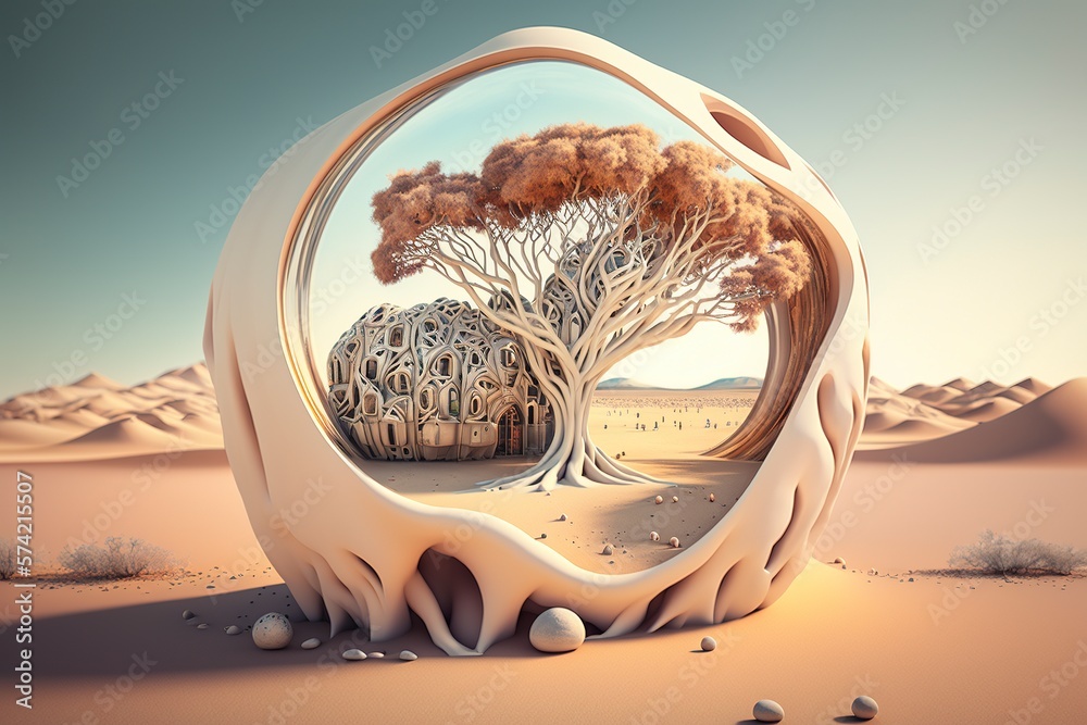 Experience the beauty of nature through various styles of tree art ...