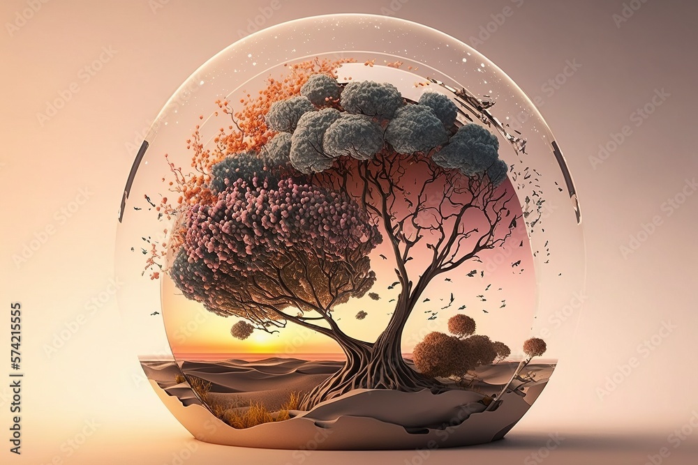 Experience the beauty of nature through various styles of tree art ...