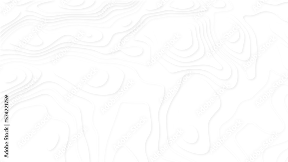 White paper cut white background. Abstract realistic papercut ...