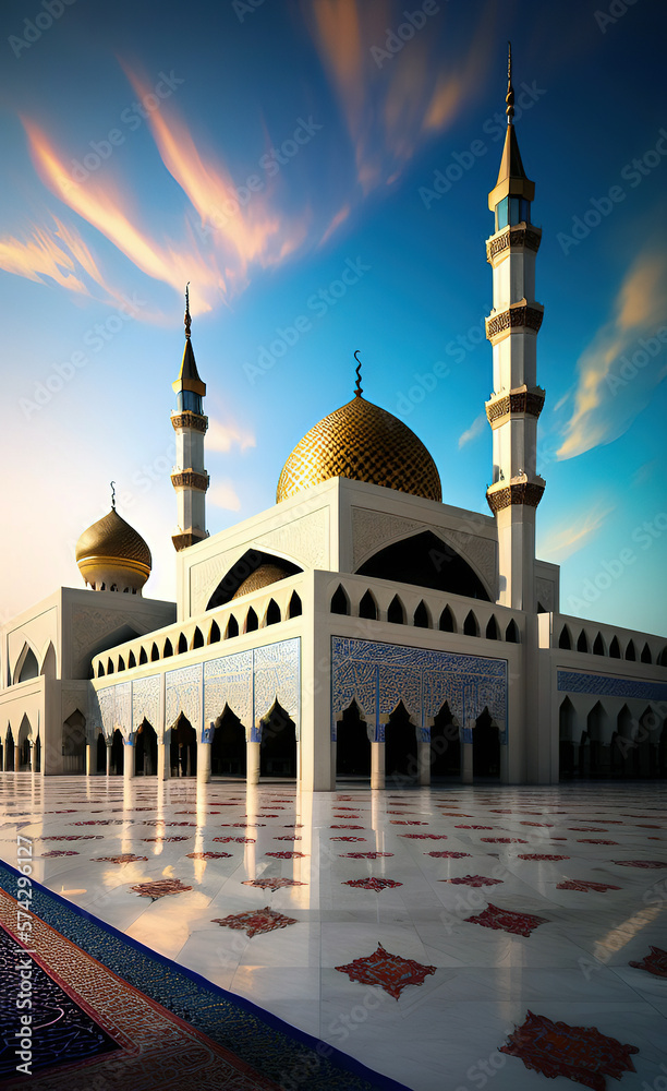 Mosques of Arab countries And Islamic - Created with Generative AI ...